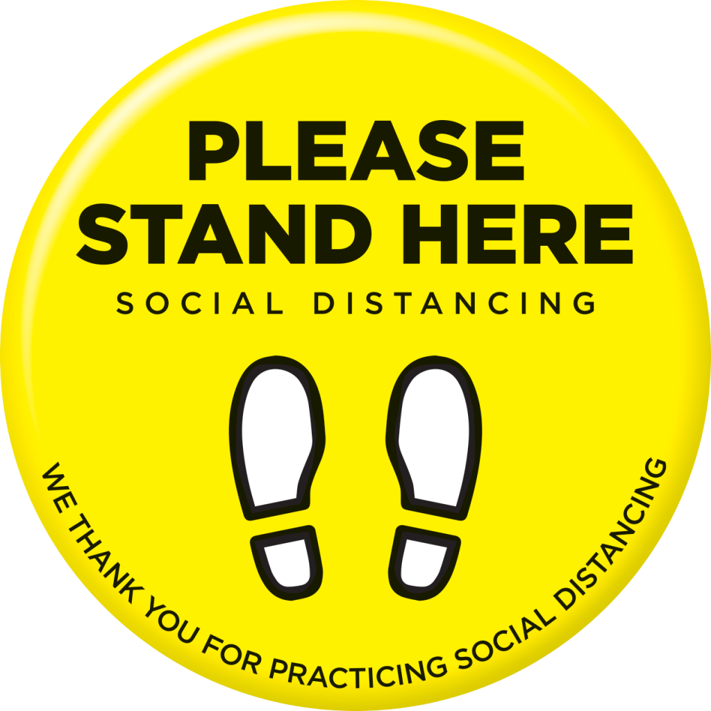 Social Distancing Decals and Stickers | MatTek